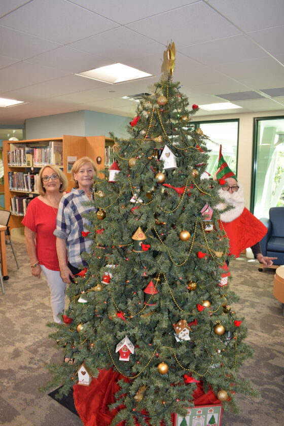 Club donates, decorates tree for Sanibel library - SANIBEL-CAPTIVA ...
